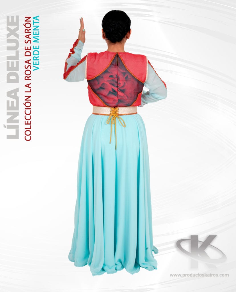 Vestimenta de danza Rosa de SARON - Grupo Kairos
