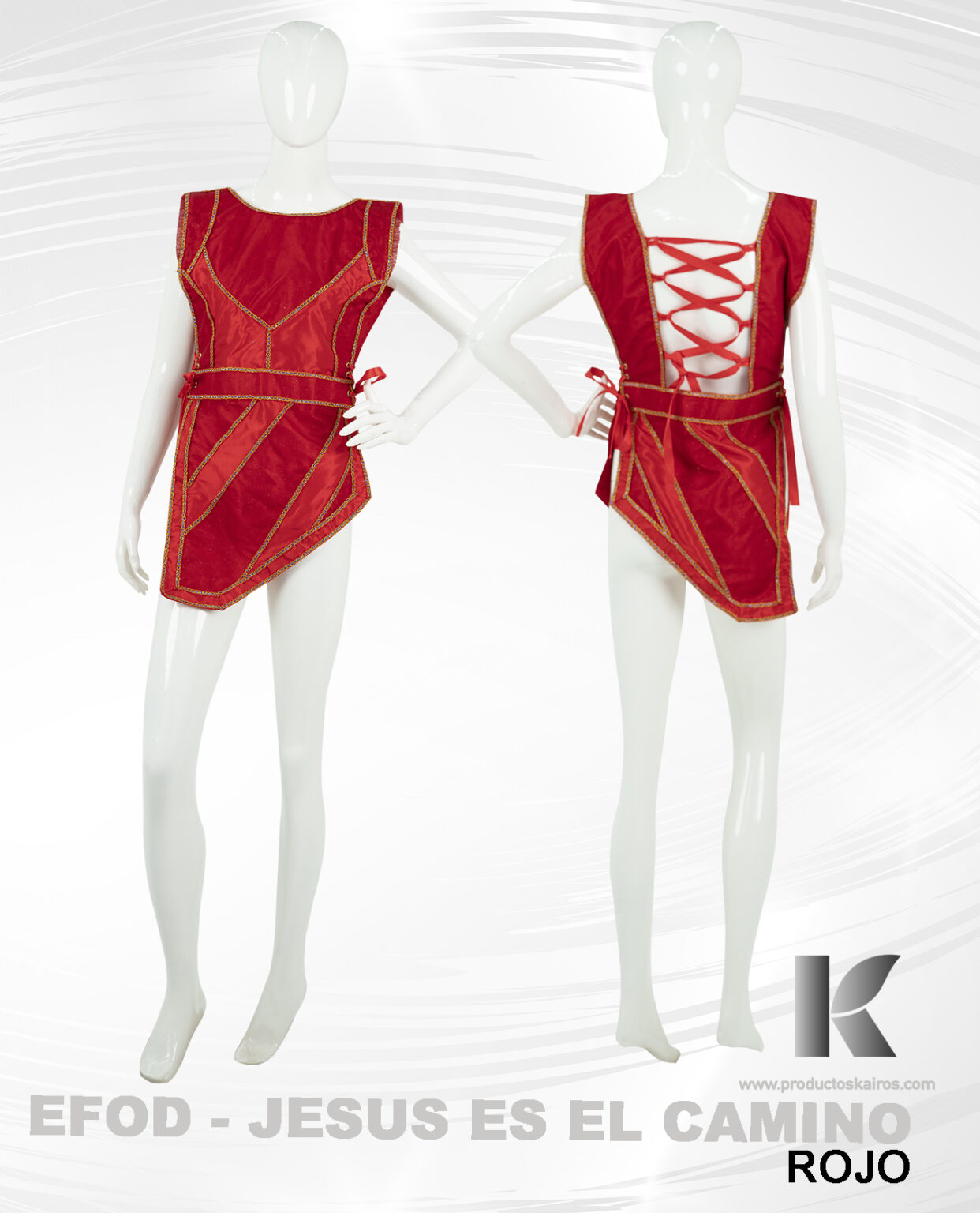 Solo efod de danza Jesús es el camino ROJO - Grupo Kairos
