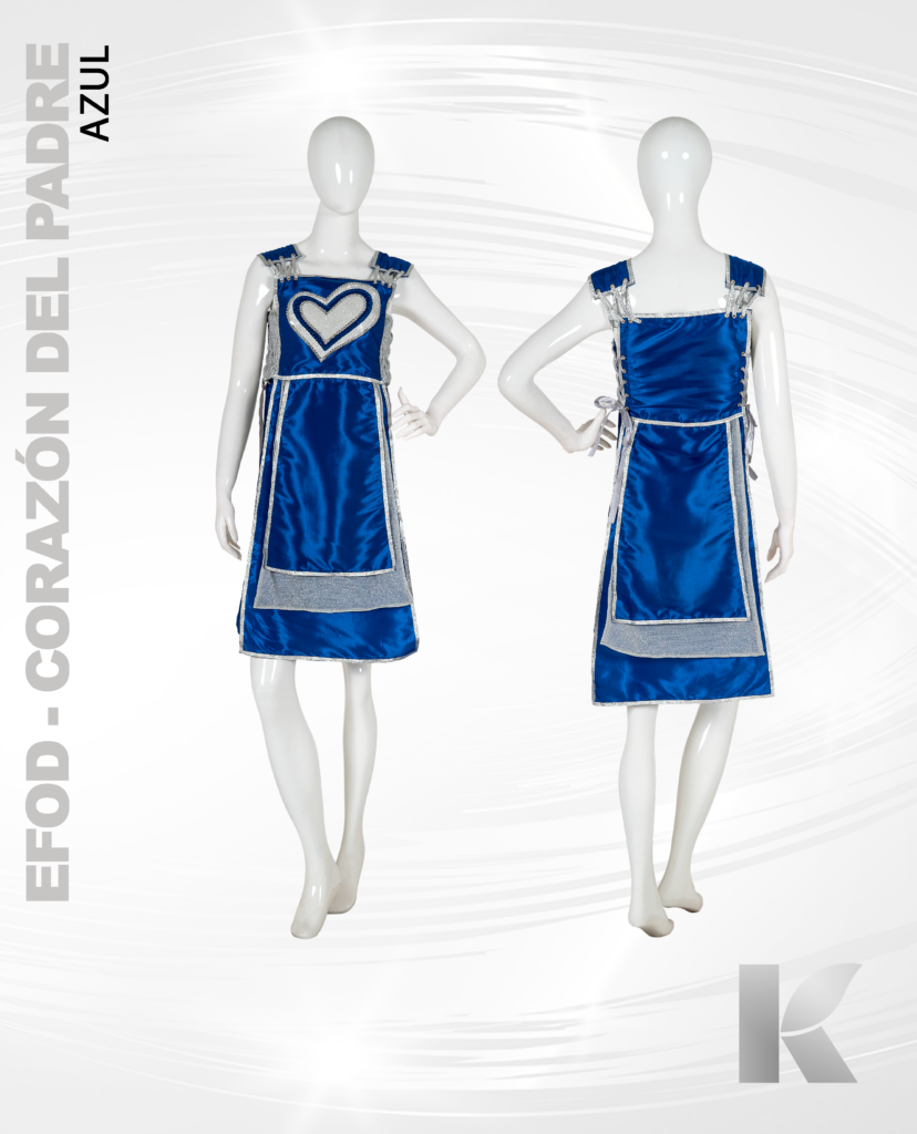 Solo efod de danza Corazón del Padre (Azul) - Grupo Kairos